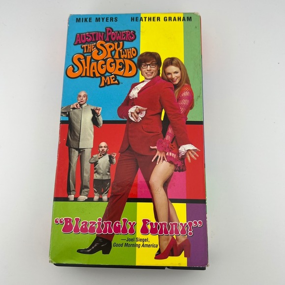 Media | Austin Powers The Spy Who Shagged Me Vhs 1999 Mike Myers Comedy ...